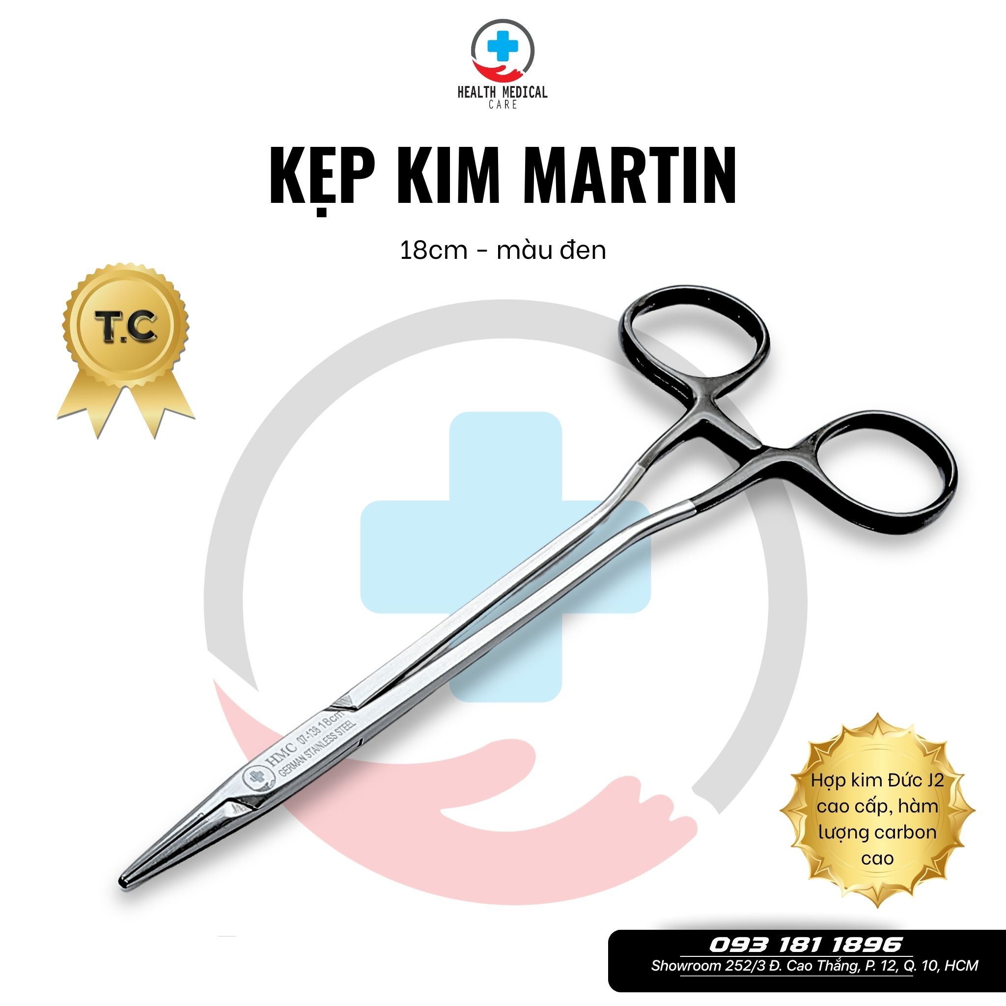 Kẹp Kim Martin 18cm - Health Medical Care