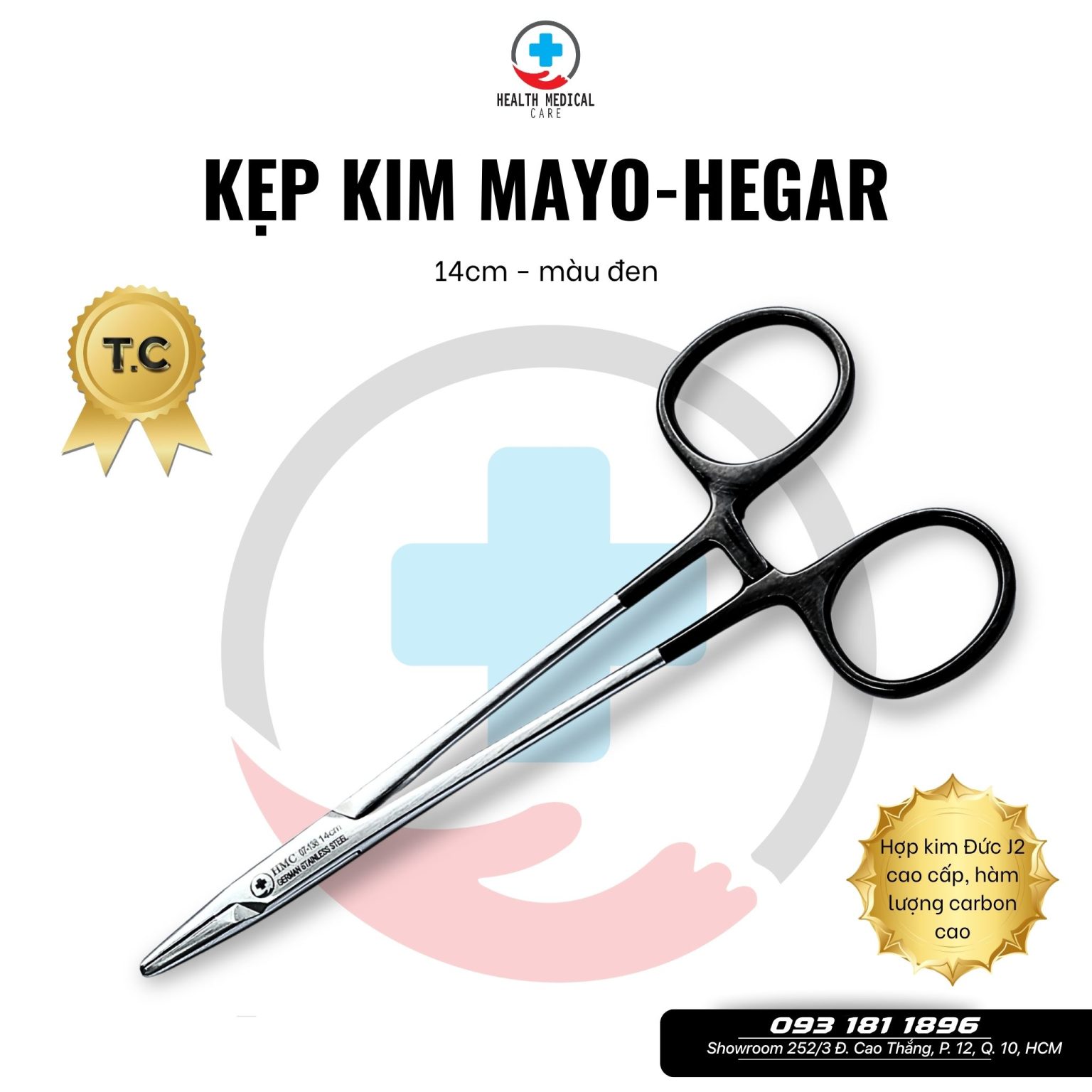 Kẹp Kim Mayo-Hegar 14cm - Health Medical Care